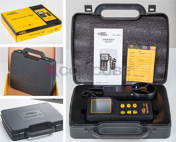 SMART SENSOR AR836 เครื่องวัดความเร็วลม/อุณหภูมิ Thermo-Anemometer