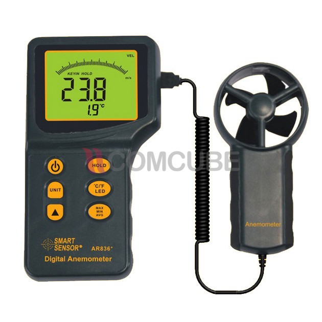 SMART SENSOR AR836 เครื่องวัดความเร็วลม/อุณหภูมิ Thermo-Anemometer