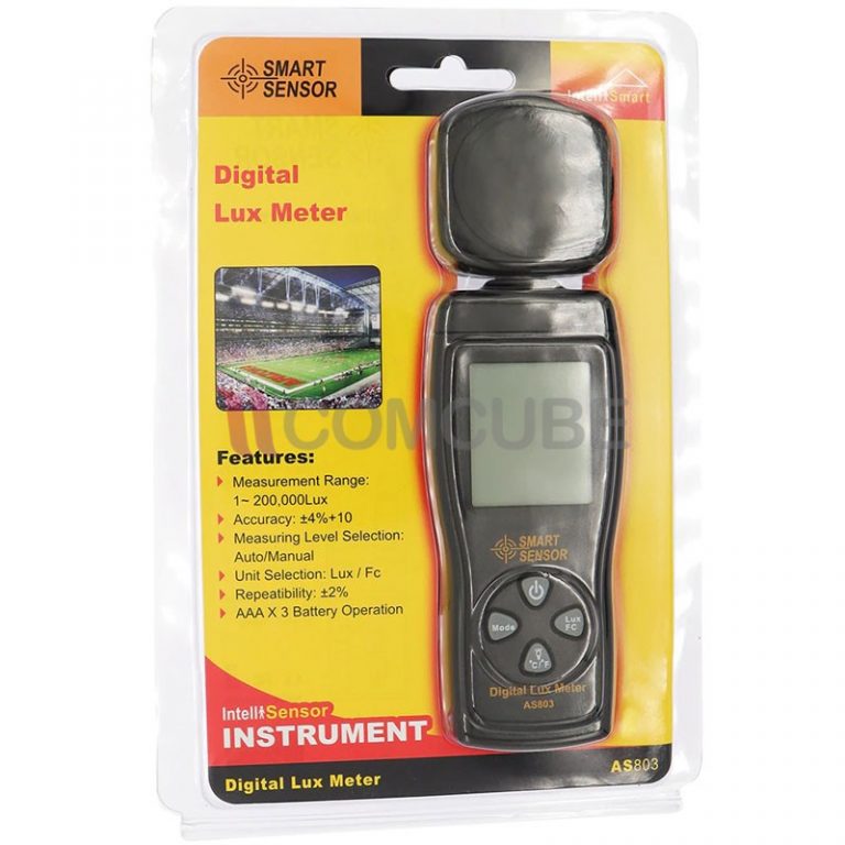 Light Meter เครื่องวัดแสงแบบพกพา SMART SENSOR รุ่น AS803