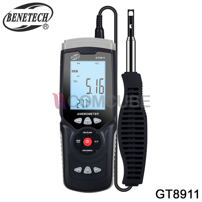 เครื่องวัดความเร็วลม Hot Wire Anemometer BENETECH GT8911
