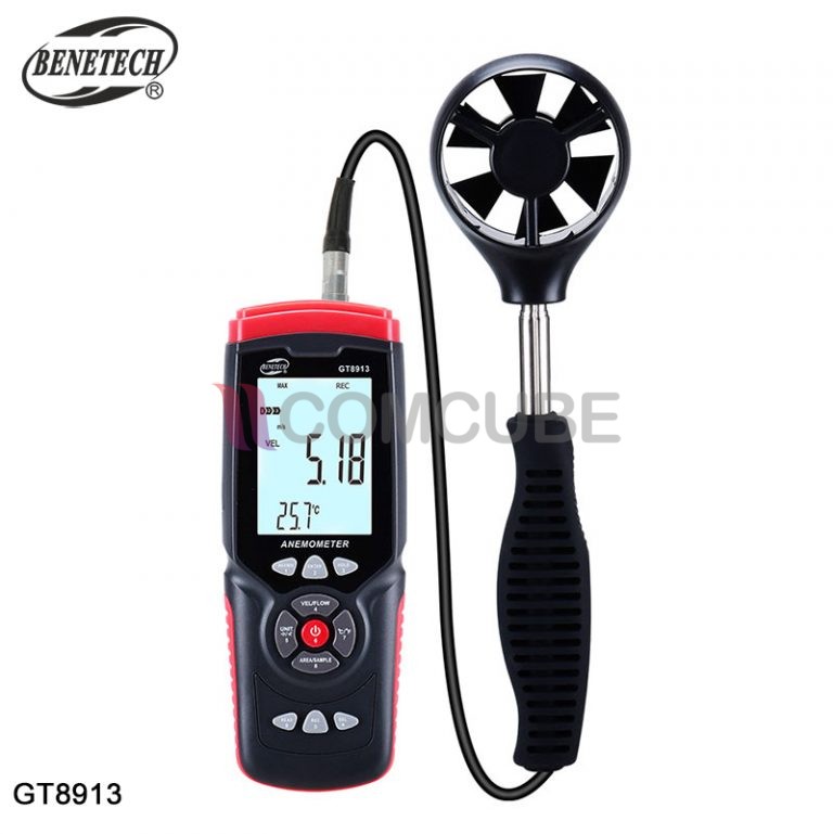 เครื่องวัดความเร็วลม/อุณหภูมิ/ความชื้น BENETECH GT8913