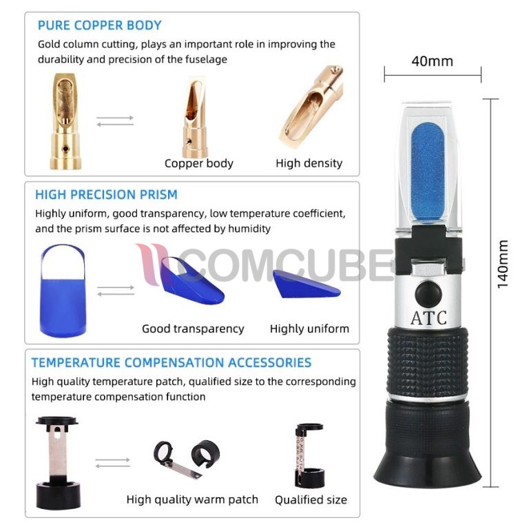 Brix Refractometer เครื่องวัดความหวาน NicetyMeter 90Brix (0-90% Brix)
