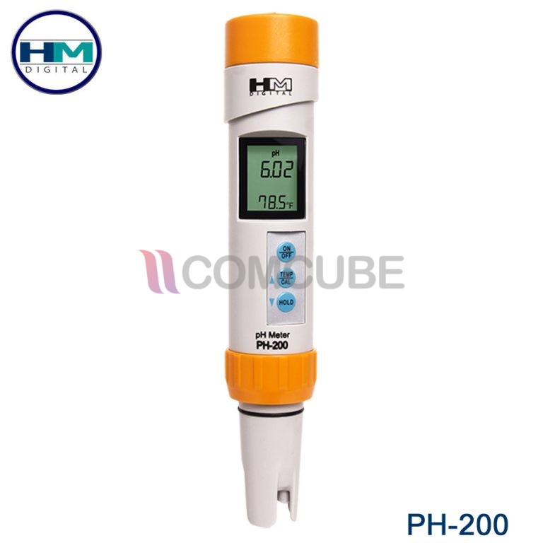 พีเอชมิเตอร์ pH Meter/Temperature Meter HM Digital PH-200