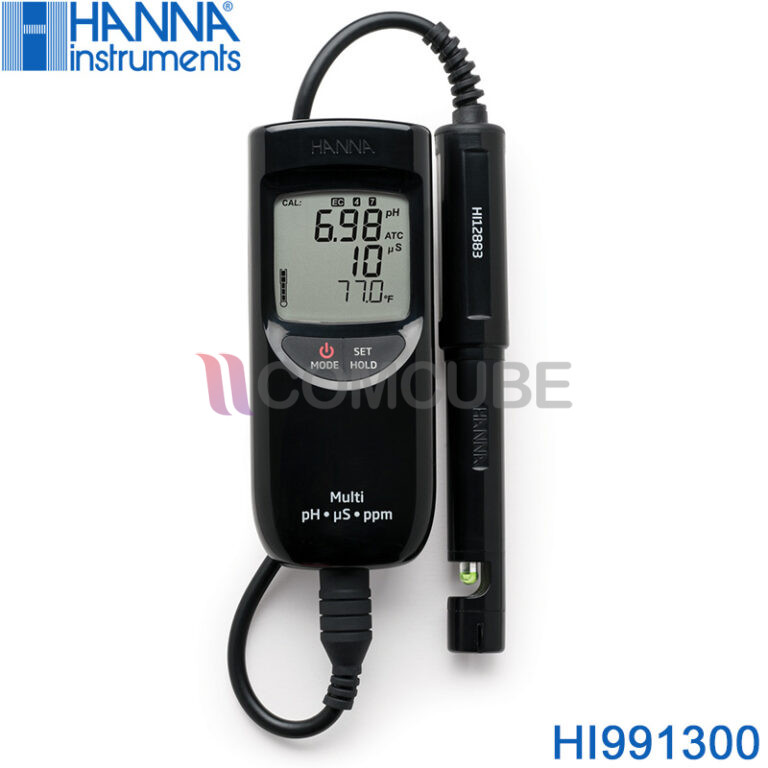 HANNA HI991300 pH Meter/EC/TDS แบบพกพา (ช่วงต่ำ)